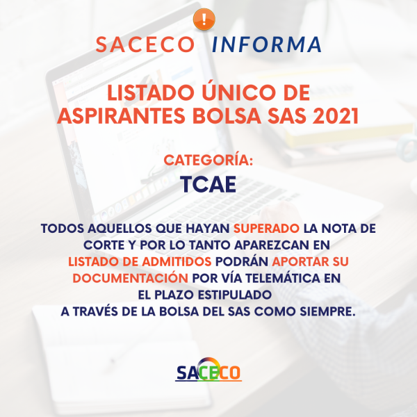 TCAE BOLSA 2021 – SACECO